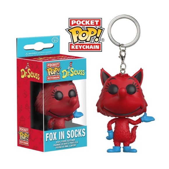 Funko | Accessories | Vaultedretired Dr Seuss Fox In Socks Funko Pop ...